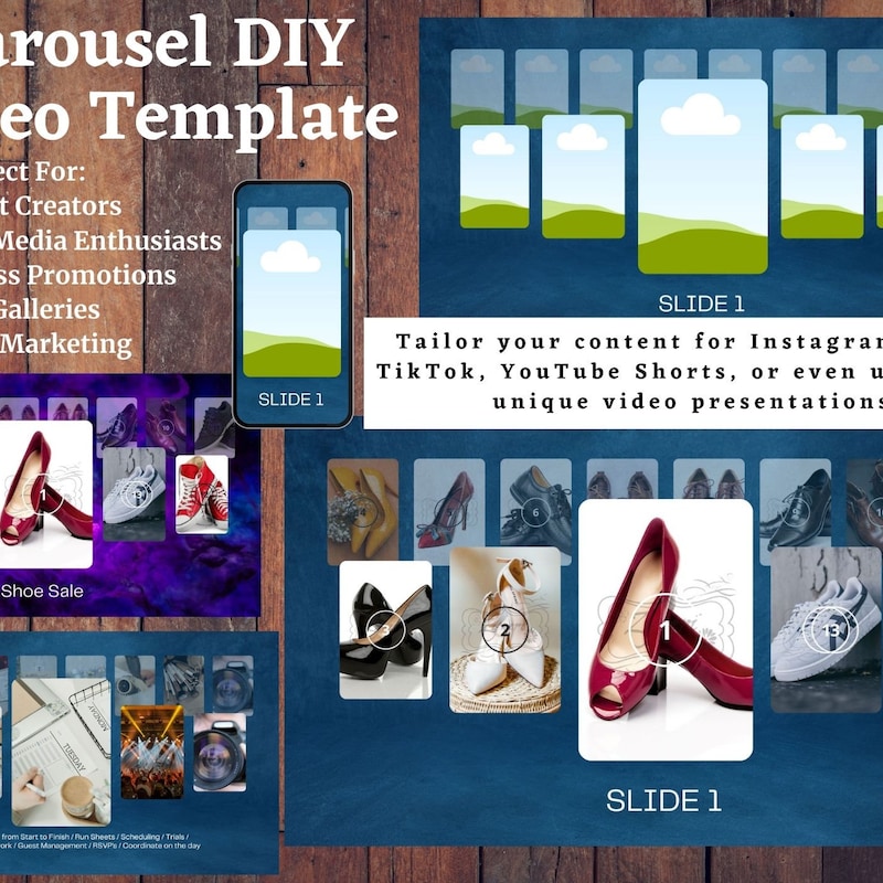 Video Carousel Template - Etsy