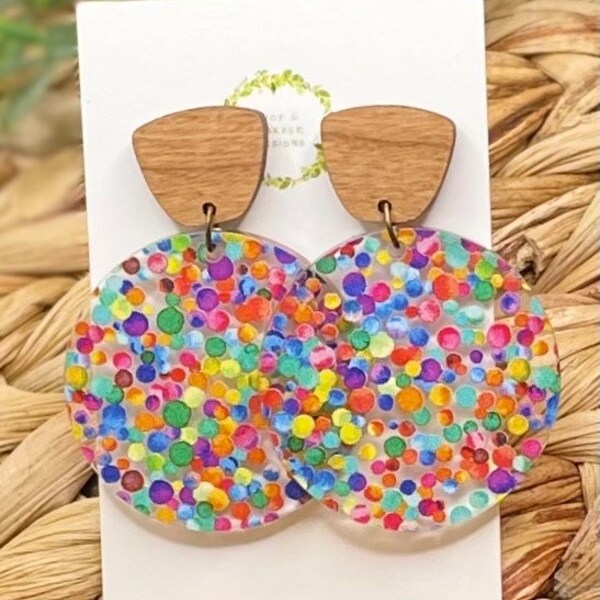 Colorful Earrings - Etsy