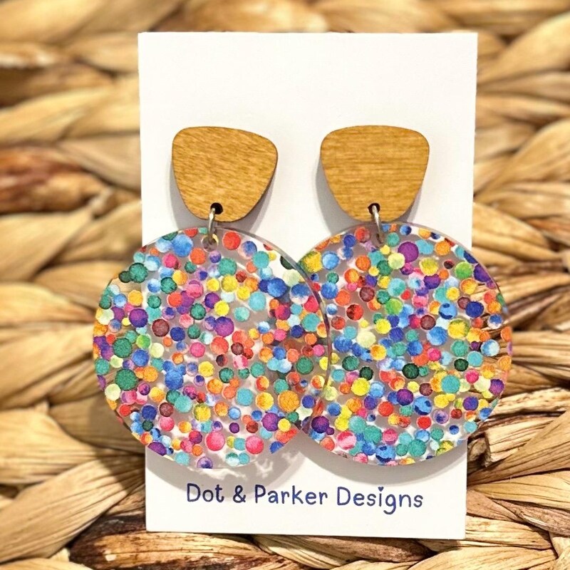 Colorful Earrings - Etsy