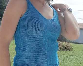 Turquoise Tank Top - Etsy
