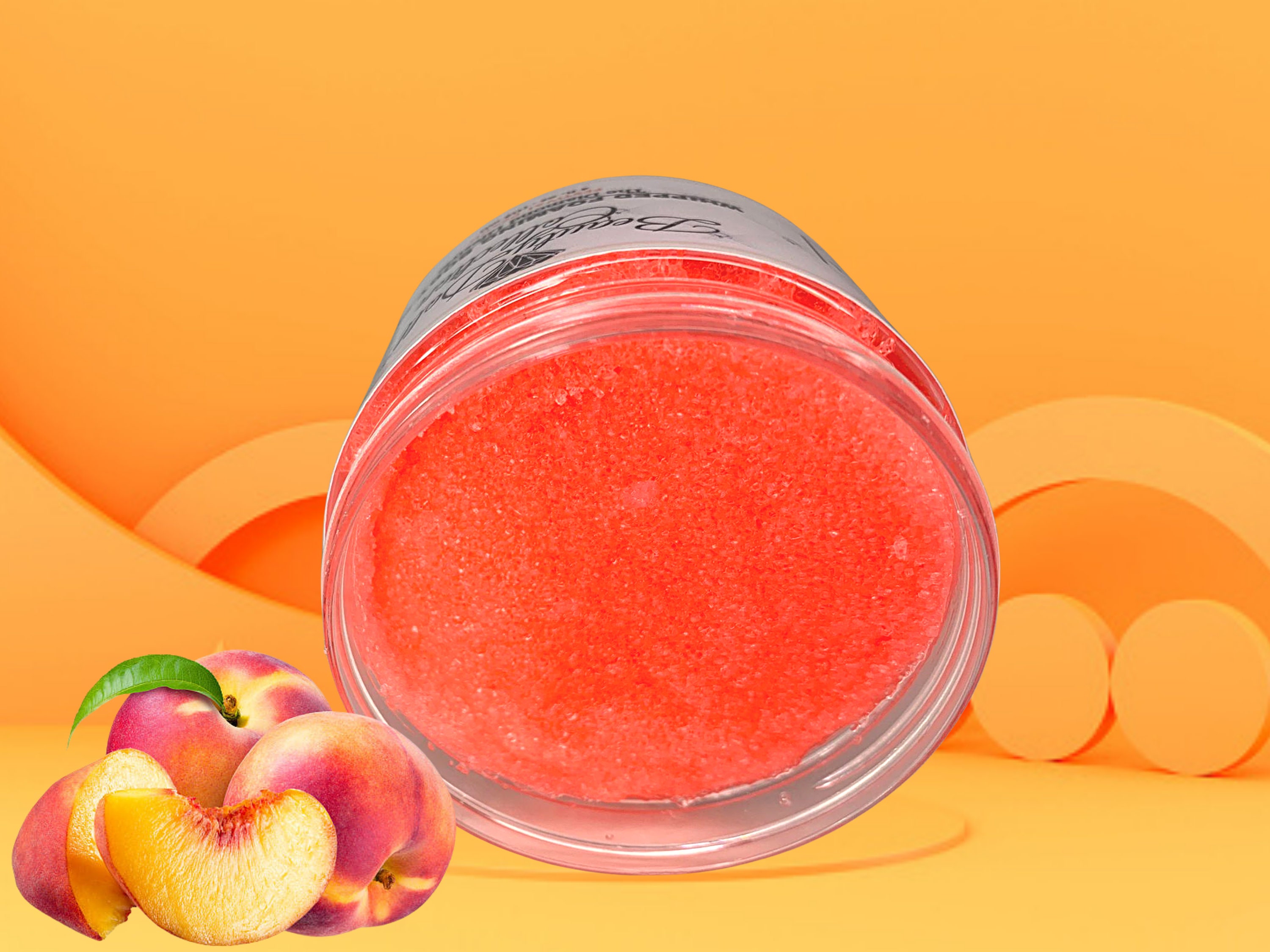Peach Body Scrub, Foaming Peach Body Scrub, Cleansing Exfoliating Scrub ...