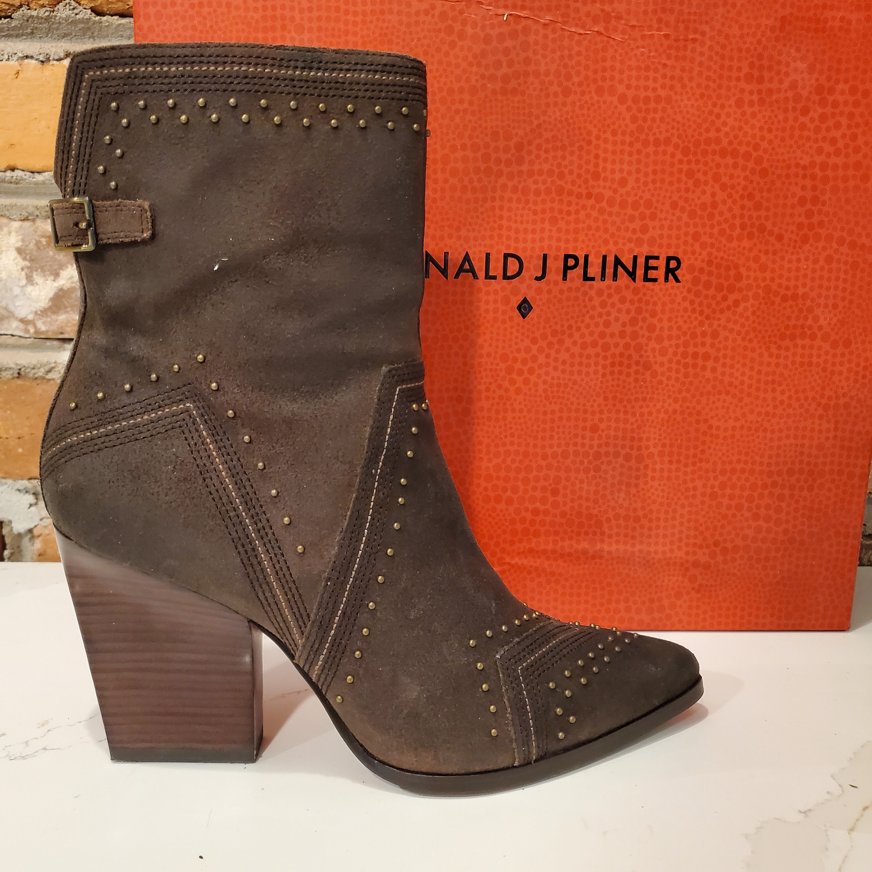 Vintage Donald J Pilner Vegas Expresso Ankle Boots - Etsy