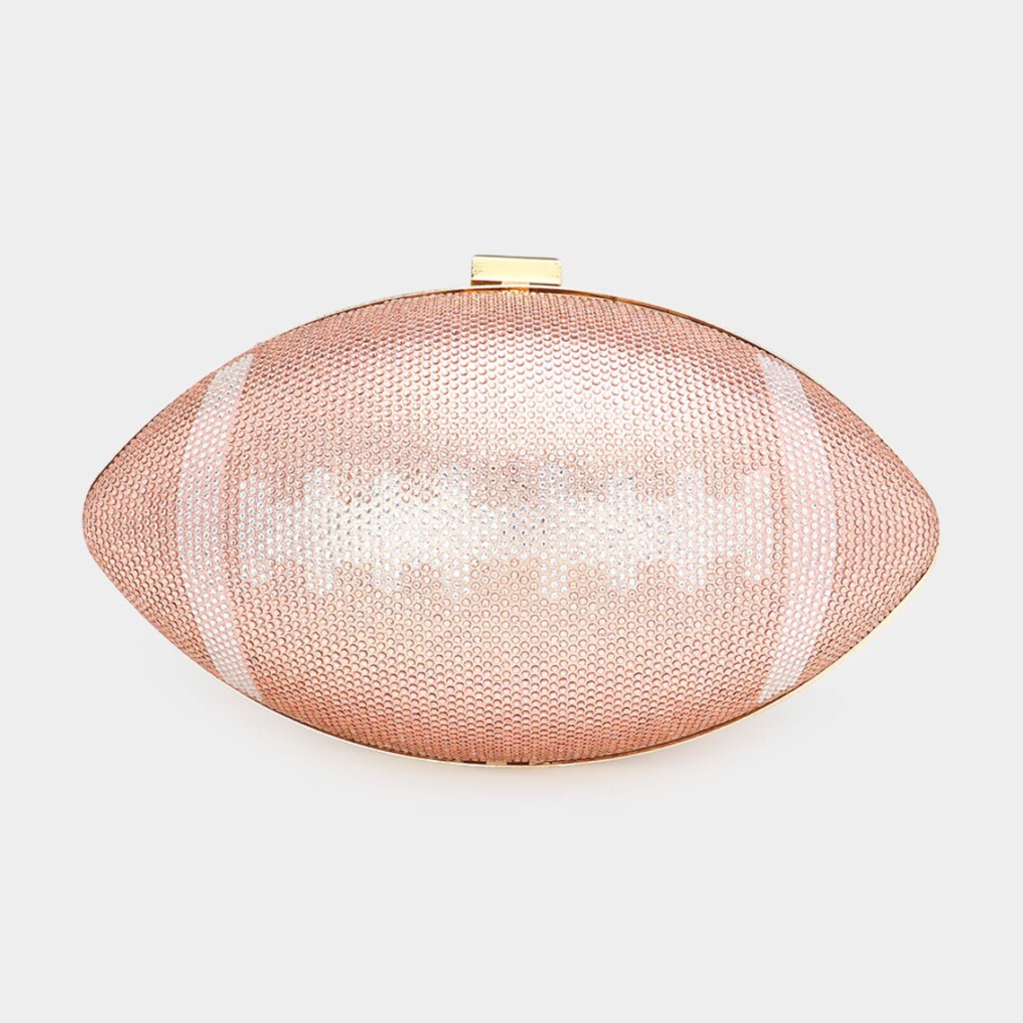 Sparkling Football Clutch Bedazzled Football Purse Glamorous Rhinestone ...