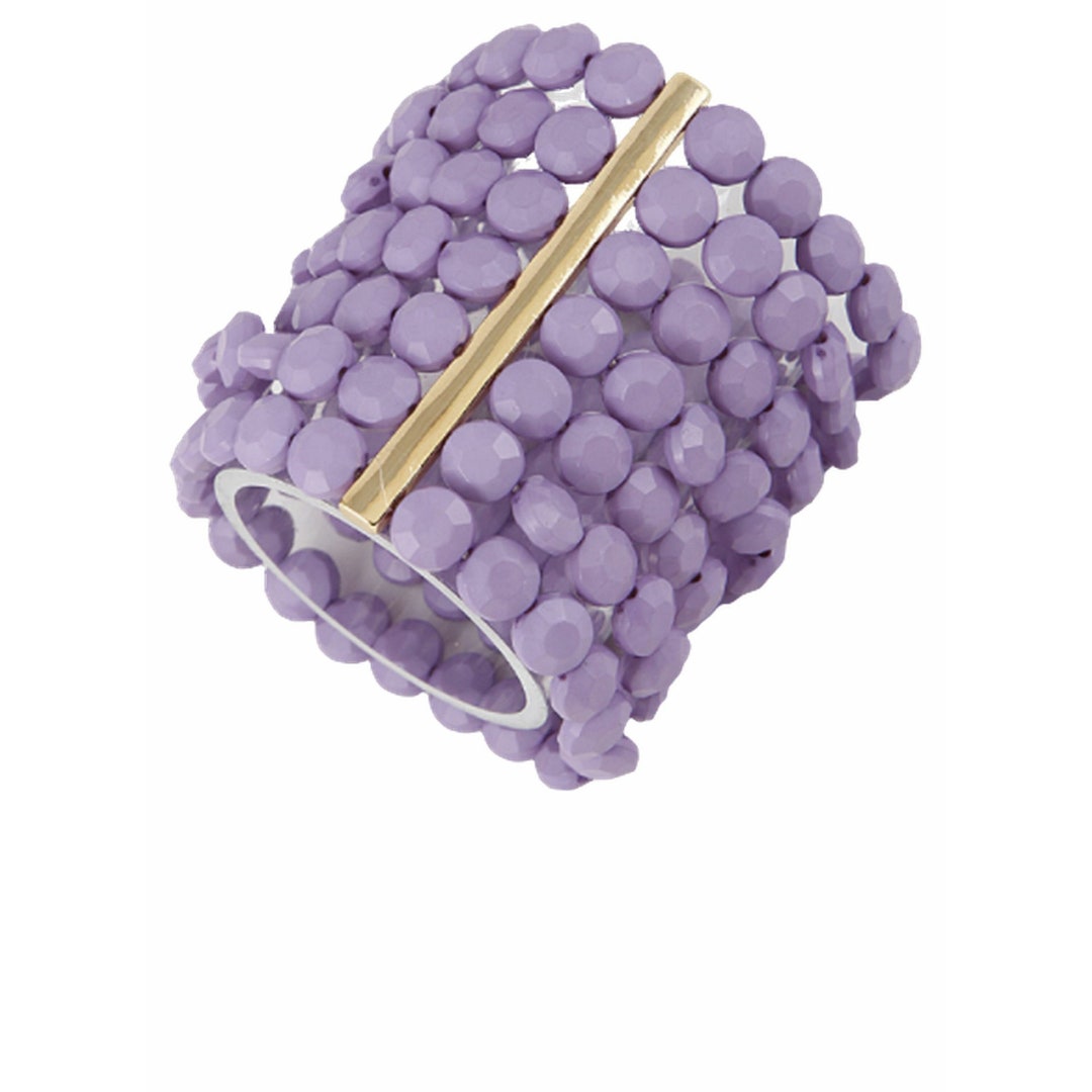 7 Row Beaded Stacked Stretchy Bracelets, Stacked Bracelets, Beaded ...