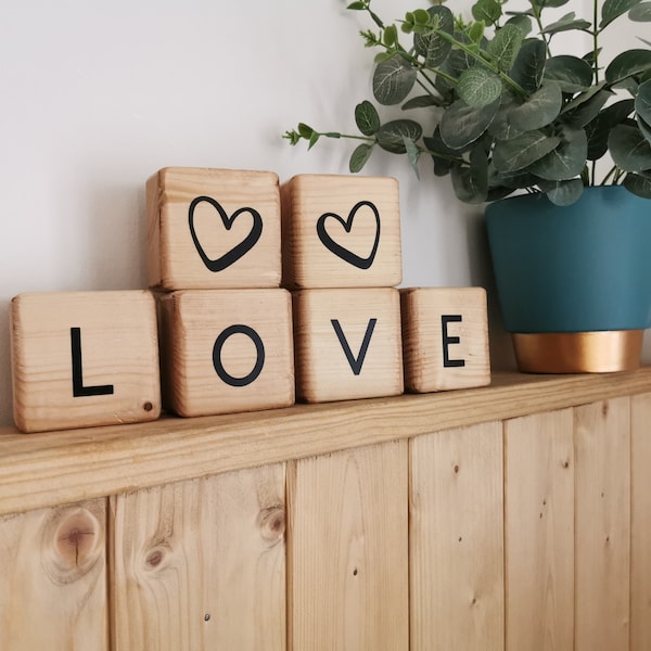 Letter Blocks - Etsy UK