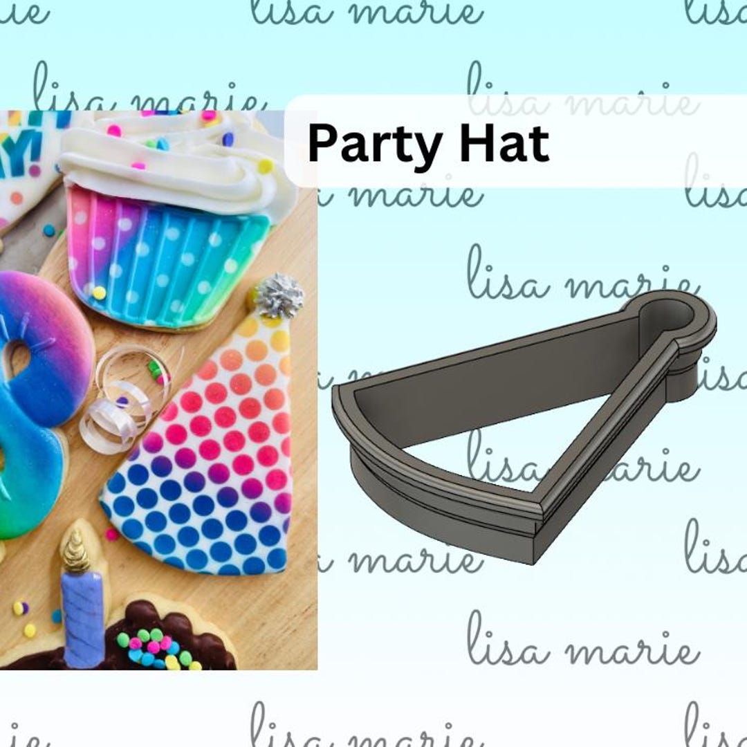 Party Hat Cookie Cutter- Birthday - Celebration - Party - Etsy