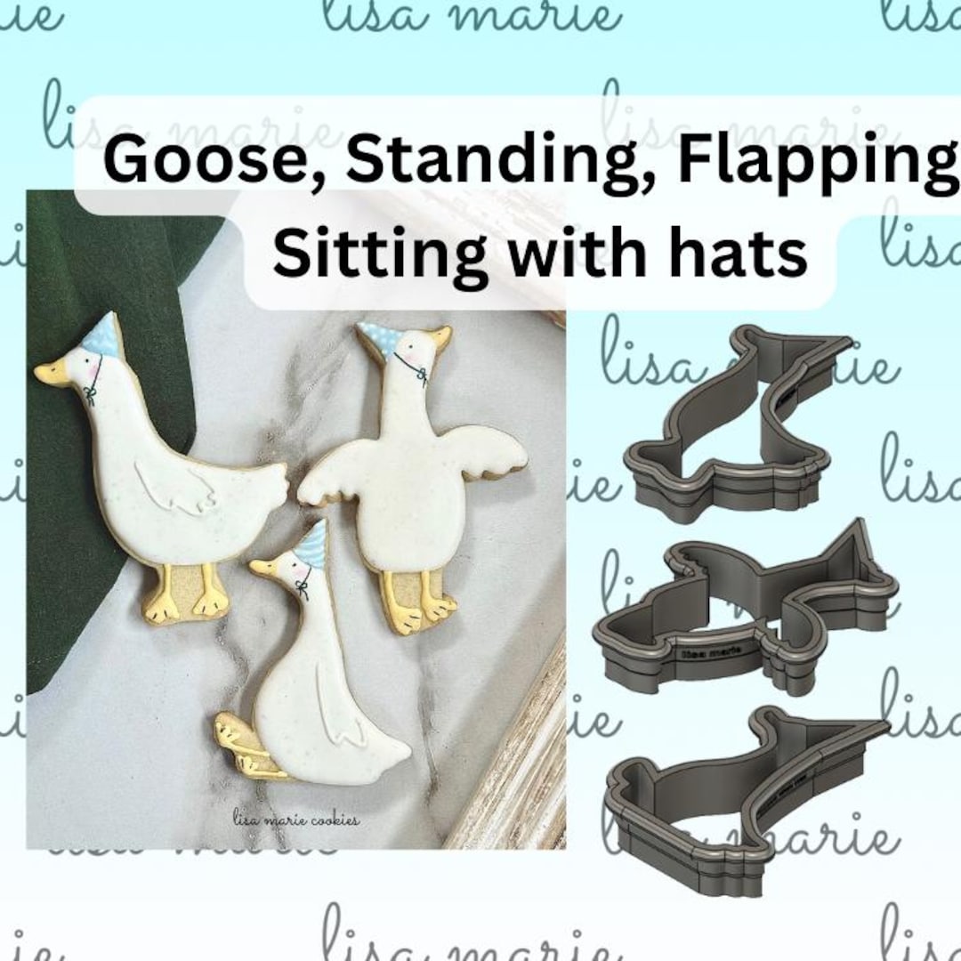 Silly Goose With Hat Cookie Cutters - Nursery Rhyme- Mother Goose ...