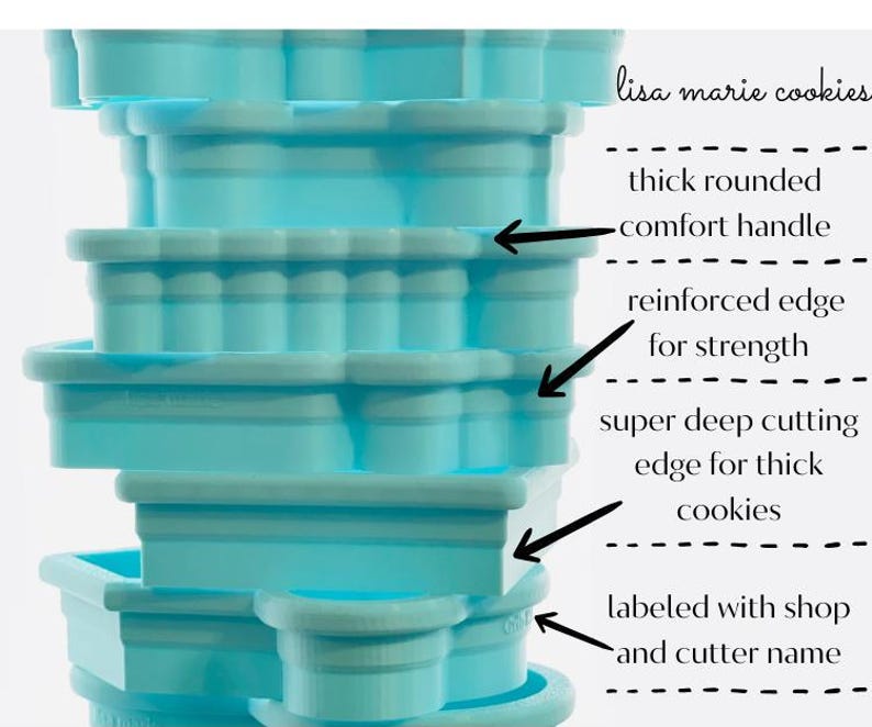 Stacking Rings Cookie Cutter Baby Shower Toy Baby Shower Welcome Baby ...