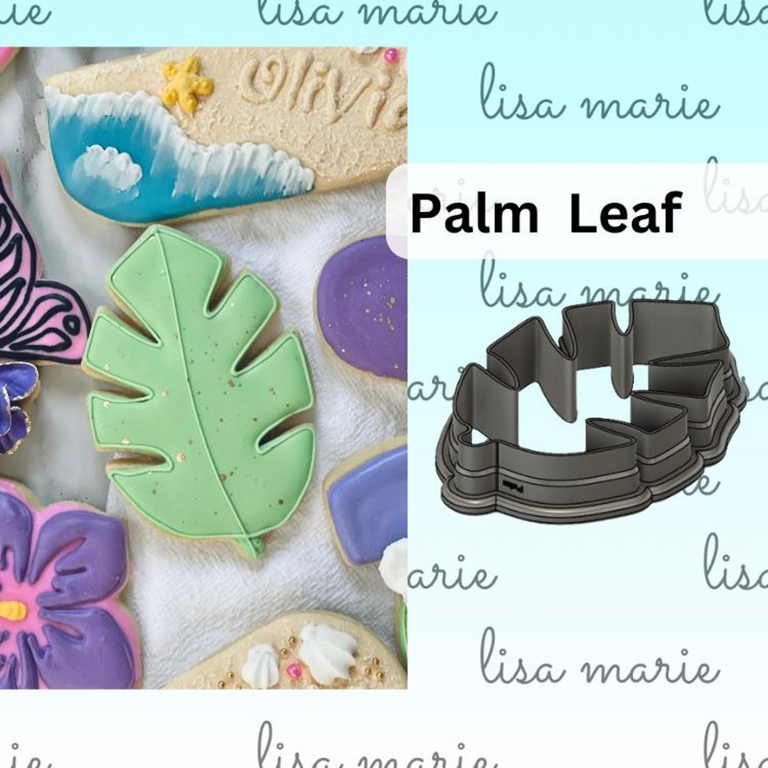Palm Leaf Cookie Cutter - Tropical, Palm Sunday, Beach, Island - Etsy