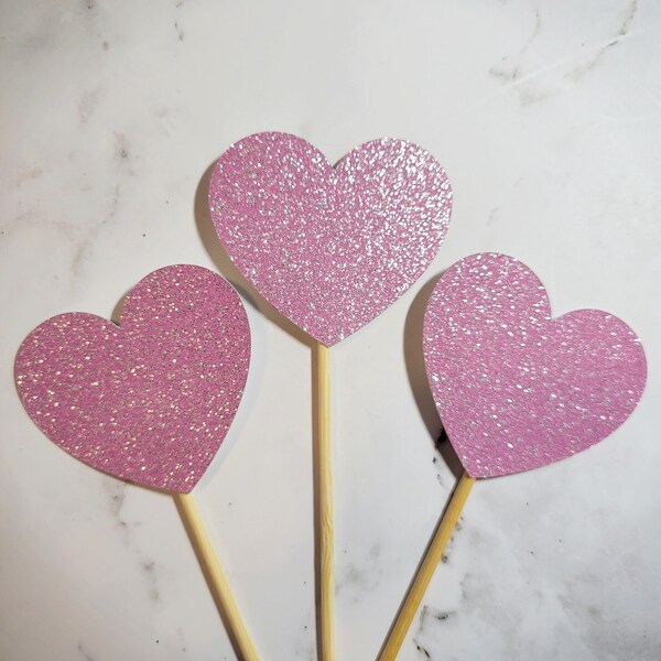 Heart Cupcake Topper - Etsy