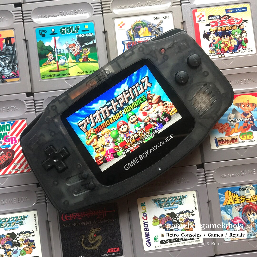 We Use Fedex for Free and Fast Delivery Black Tone Gameboy Advance GBA ...