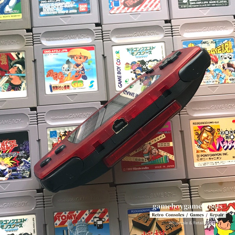 Special Limited Color Gameboy Advance GBA Shell clear Red - Etsy