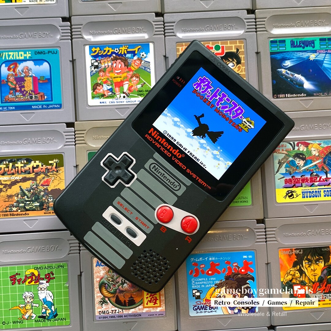 The Latest Tech Rare Gameboy Color GBC Nes Theme Shell logo Color Can ...