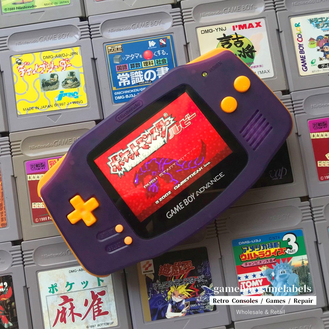 We Use Fedex for Free and Fast Delivery Gameboy Advance GBA Mod Clear ...