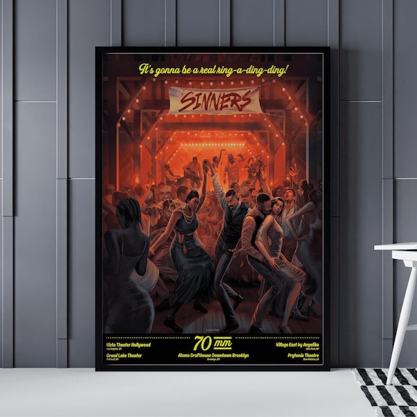 Sinners Movie [poster - Etsy