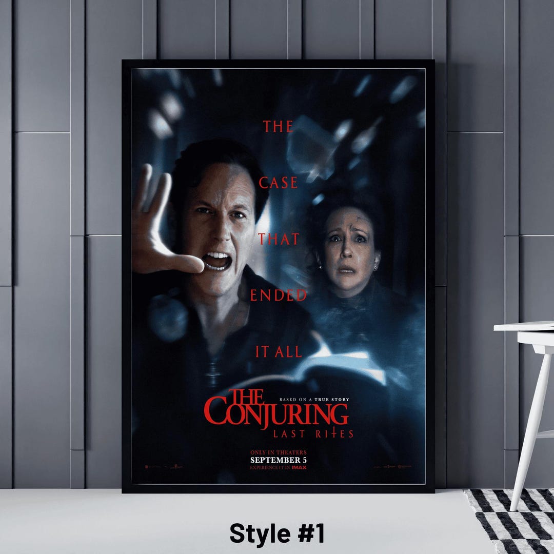 The Conjuring Last Rites Movie Poster, Birthday Gifts, the Conjuring ...