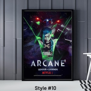Arcane League of Legends Poster, Christmas Gifts, Arcane TV Series ...