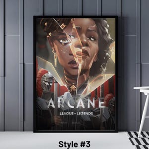 Arcane League of Legends Poster, Christmas Gifts, Arcane TV Series ...