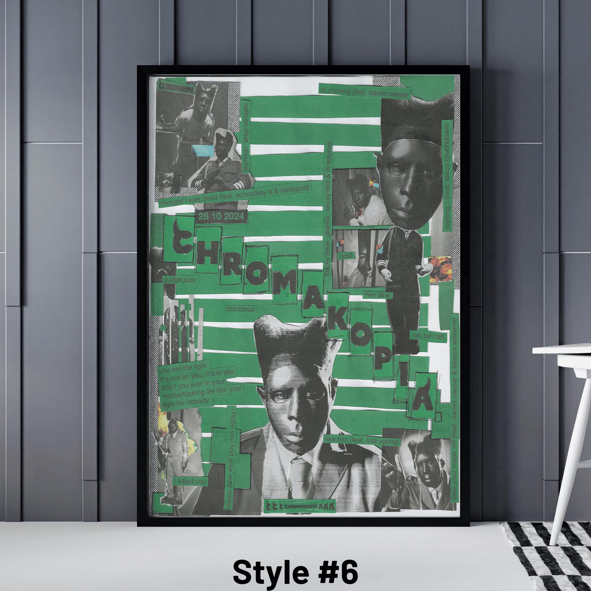 Tyler the Creator Chromakopia Poster, Chromakopia Album Poster, Tyler ...