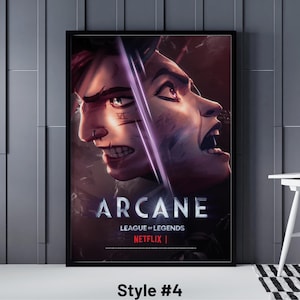 Arcane League of Legends Poster, Christmas Gifts, Arcane TV Series ...
