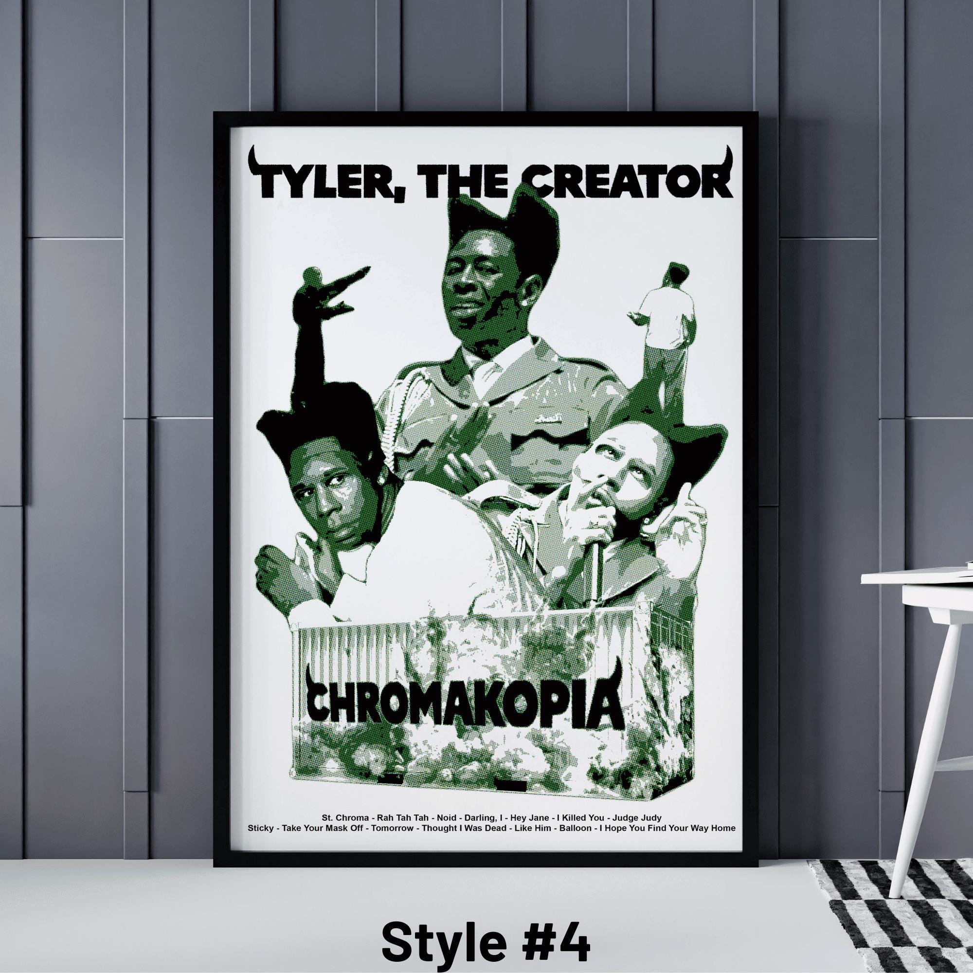 Tyler the Creator Chromakopia Poster, Chromakopia Album Poster, Tyler ...