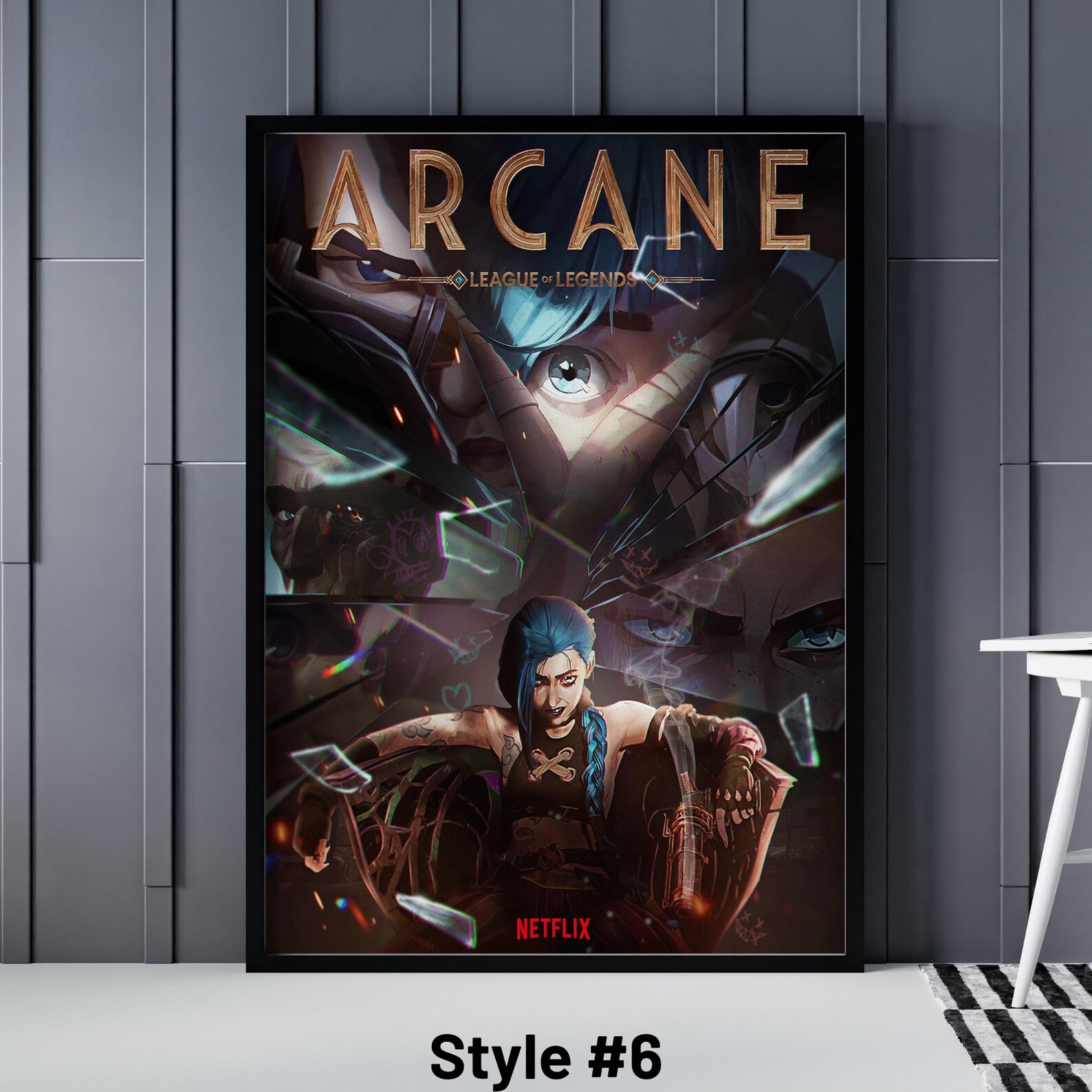 Arcane League of Legends Poster, Christmas Gifts, Arcane TV Series ...