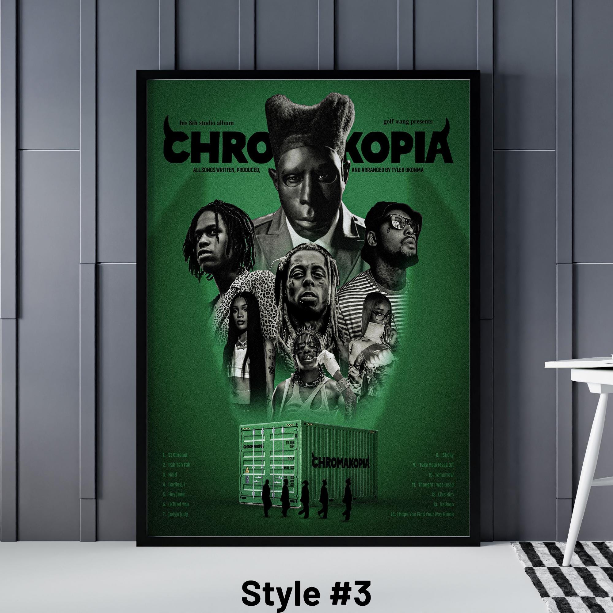 Tyler the Creator Chromakopia Poster, Chromakopia Album Poster, Tyler ...