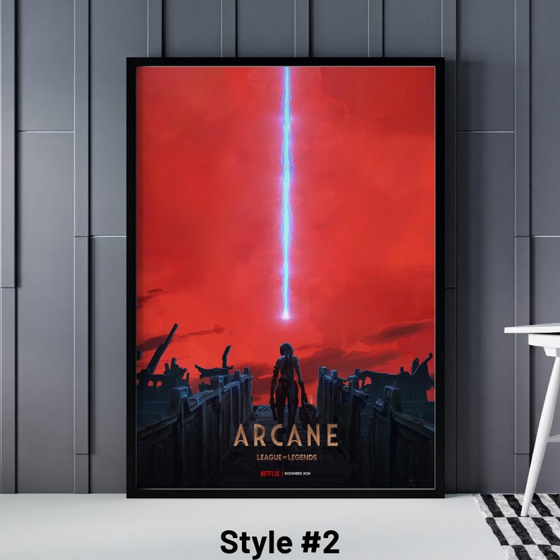 Arcane League of Legends Poster, Christmas Gifts, Arcane TV Series ...