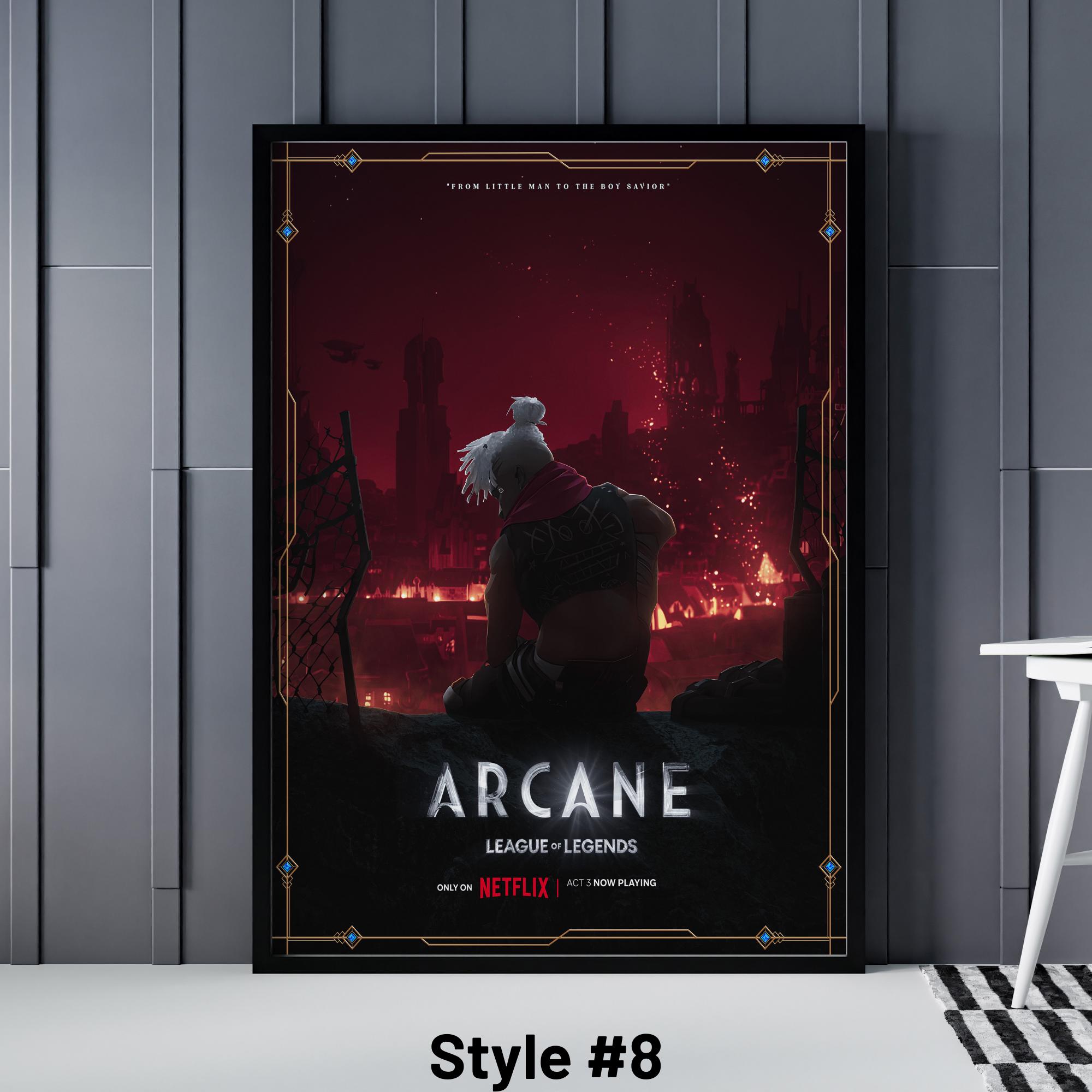 Arcane League of Legends Poster, Christmas Gifts, Arcane TV Series ...