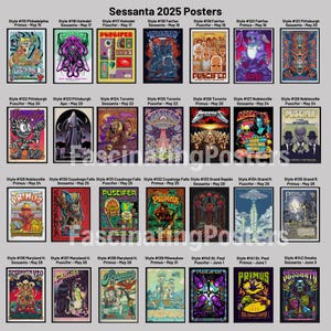 Sessanta All Gig Posters, Sessanta White River Amphitheatre Poster ...