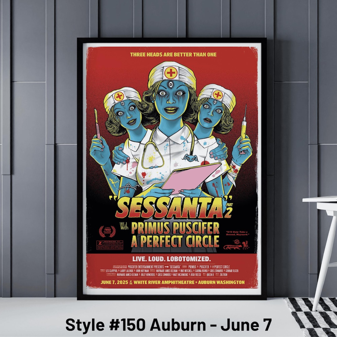 Sessanta All Gig Posters, Sessanta White River Amphitheatre Poster ...
