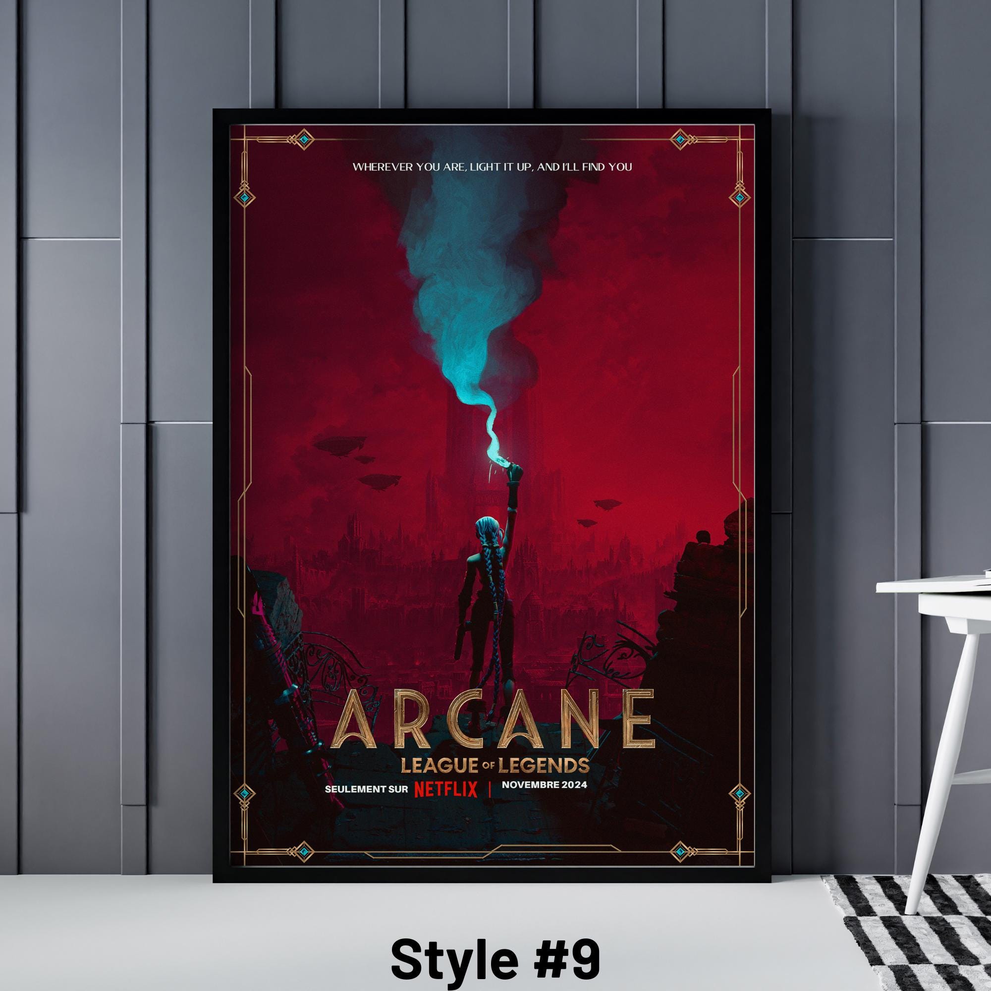 Arcane League of Legends Poster, Christmas Gifts, Arcane TV Series ...
