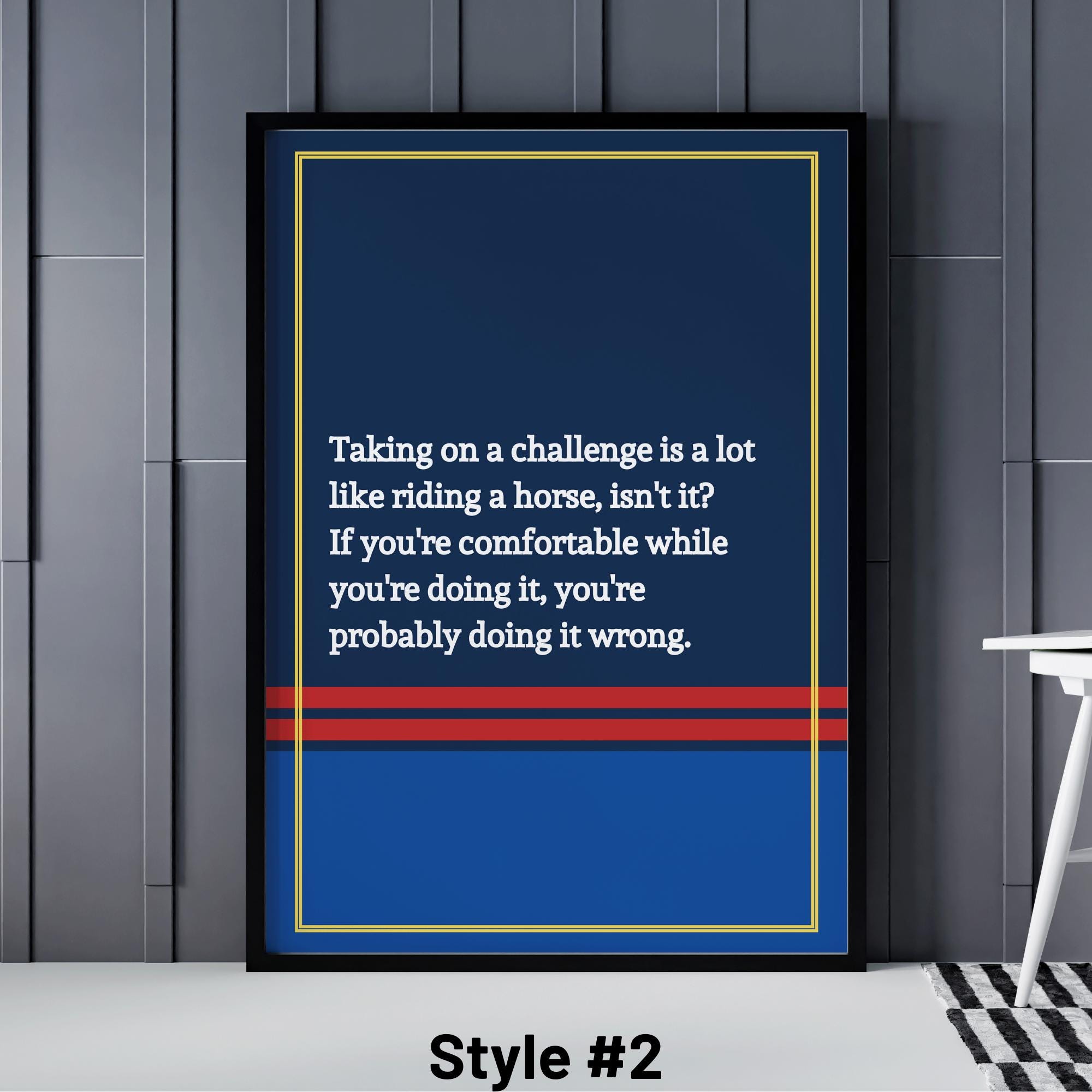 Be Curious Not Judgmental Poster, Trend Gift - Tv Series Poster Print ...