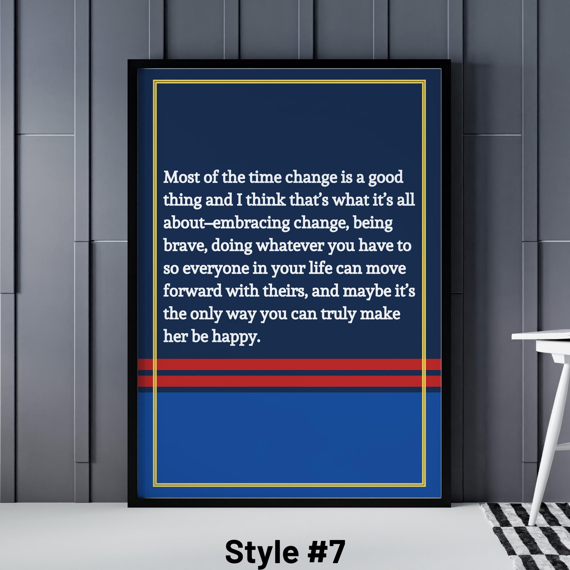 Be Curious Not Judgmental Poster, Trend Gift - Tv Series Poster Print ...