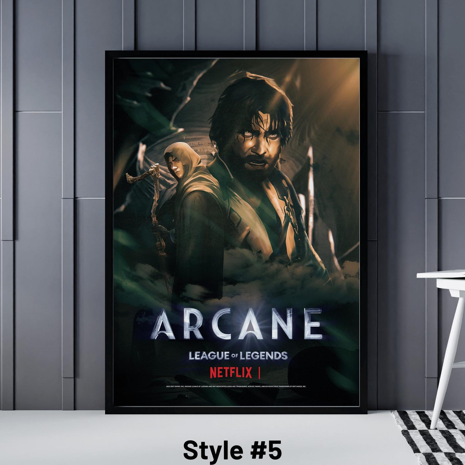 Arcane League of Legends Poster, Christmas Gifts, Arcane TV Series ...