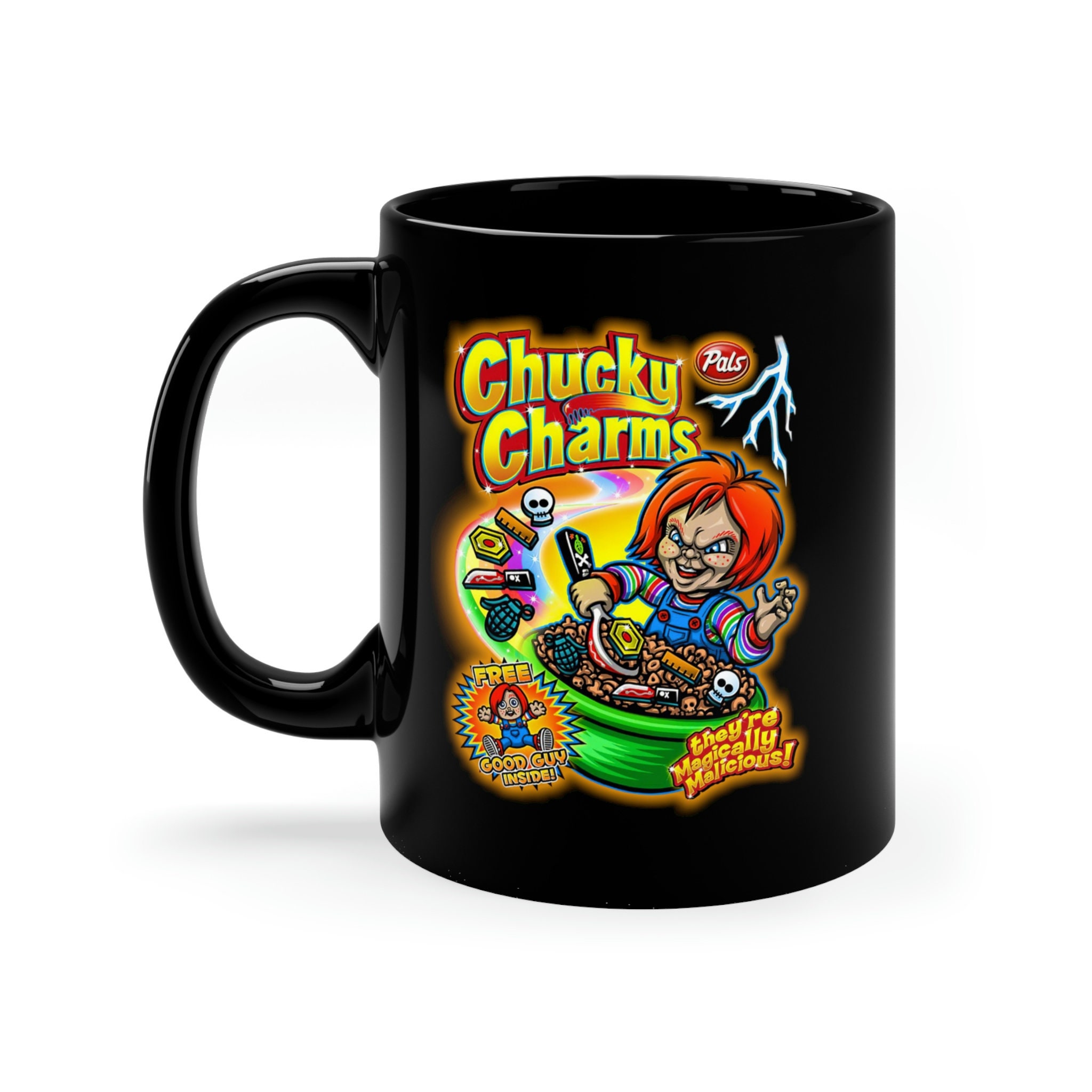 Chucky Charms Cereal Mug, Chucky, Childs Play Movie, Childs Play Fan ...