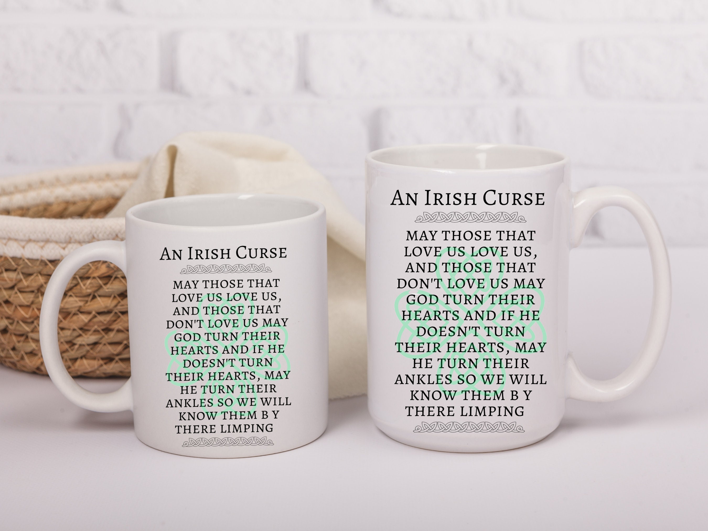Irish Curse Mug, Old Irish Curse, Funny Irish Curse, Irish Gift, St ...