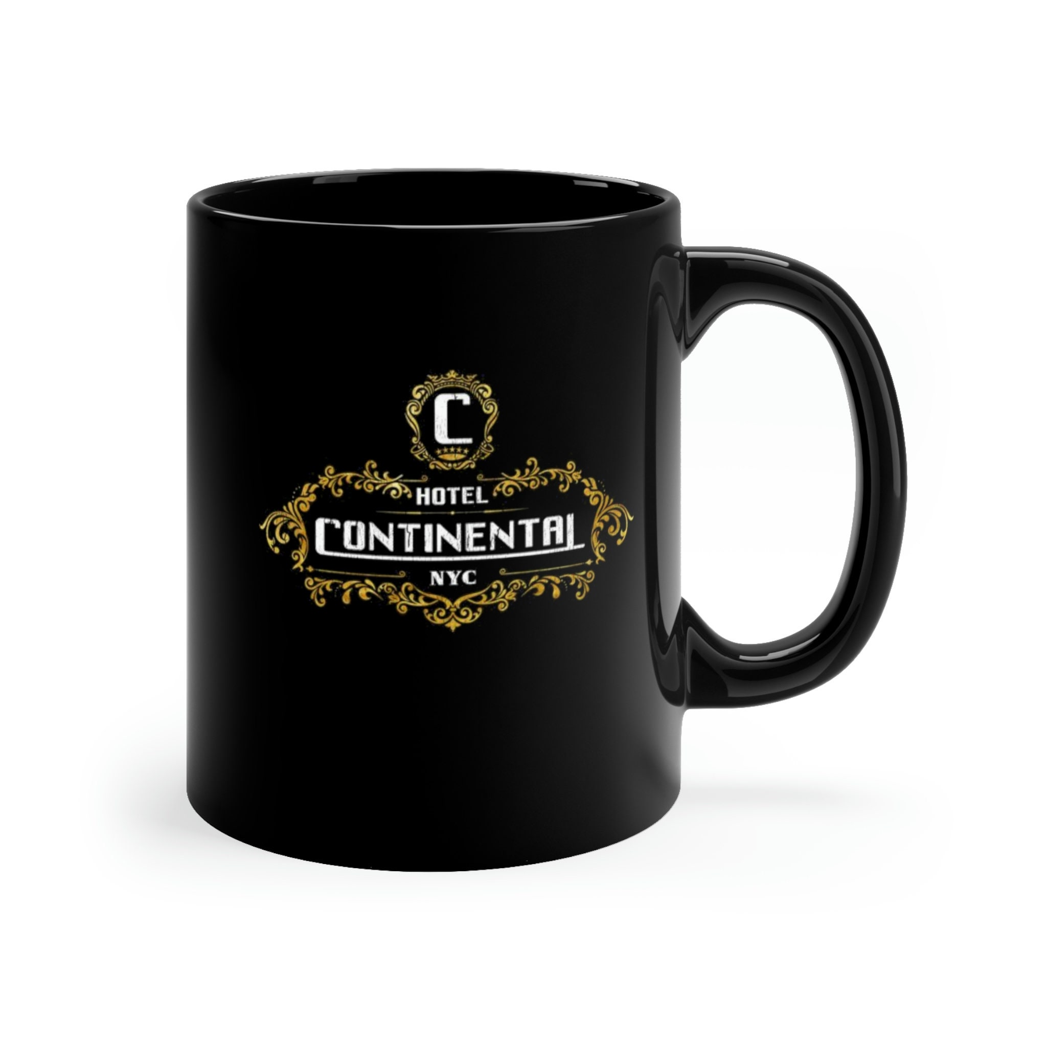 The Continental Hotel NYC Logo Mug, John Wick Hotel - Etsy