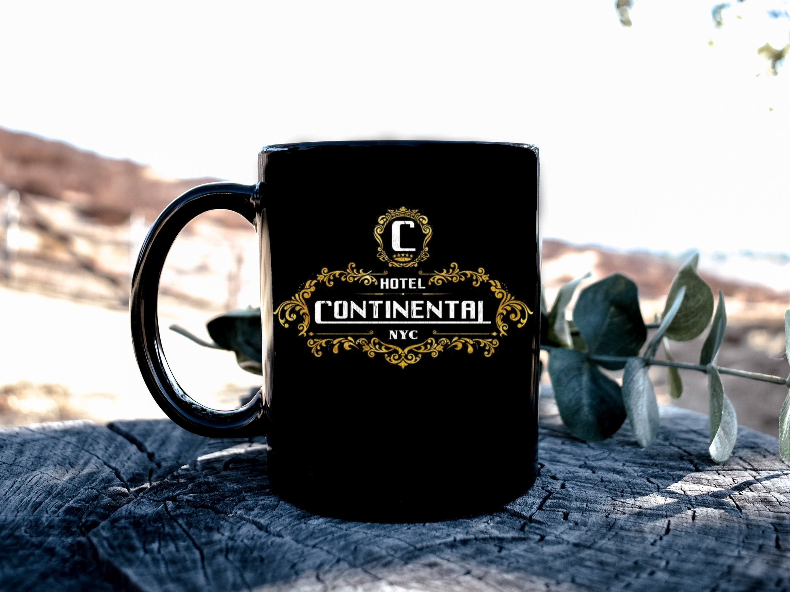 The Continental Hotel NYC Logo Mug, John Wick Hotel - Etsy