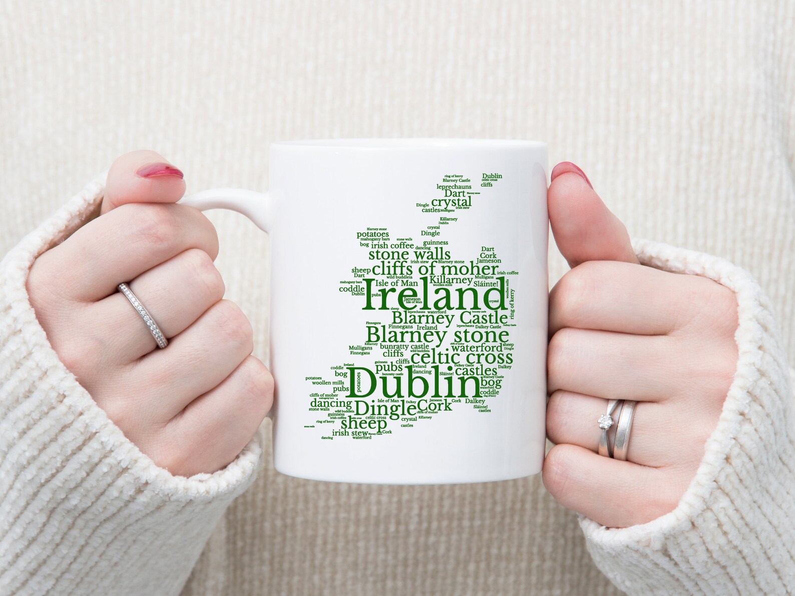Ireland Word Map Mug, Ireland Mug, Irish Mug, Irish Words Mug - Etsy