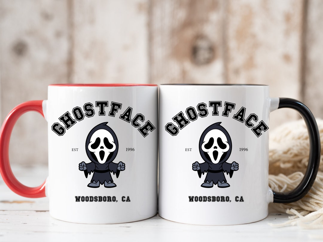 Ghostface Est 1996, Woodsboro, CA Mug, Scream Movie, Scream Mug, Horror ...