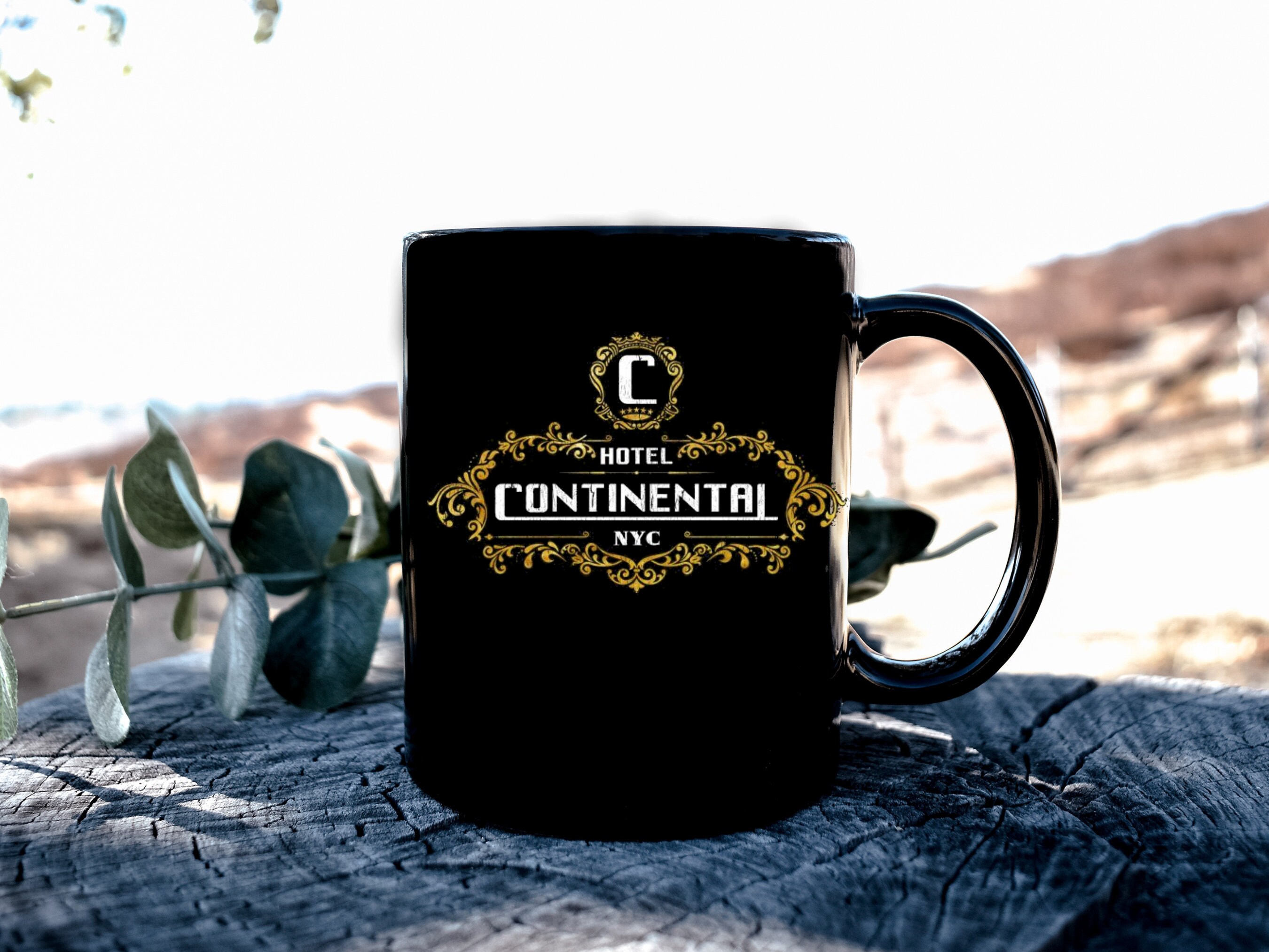 The Continental Hotel NYC Logo Mug, John Wick Hotel - Etsy