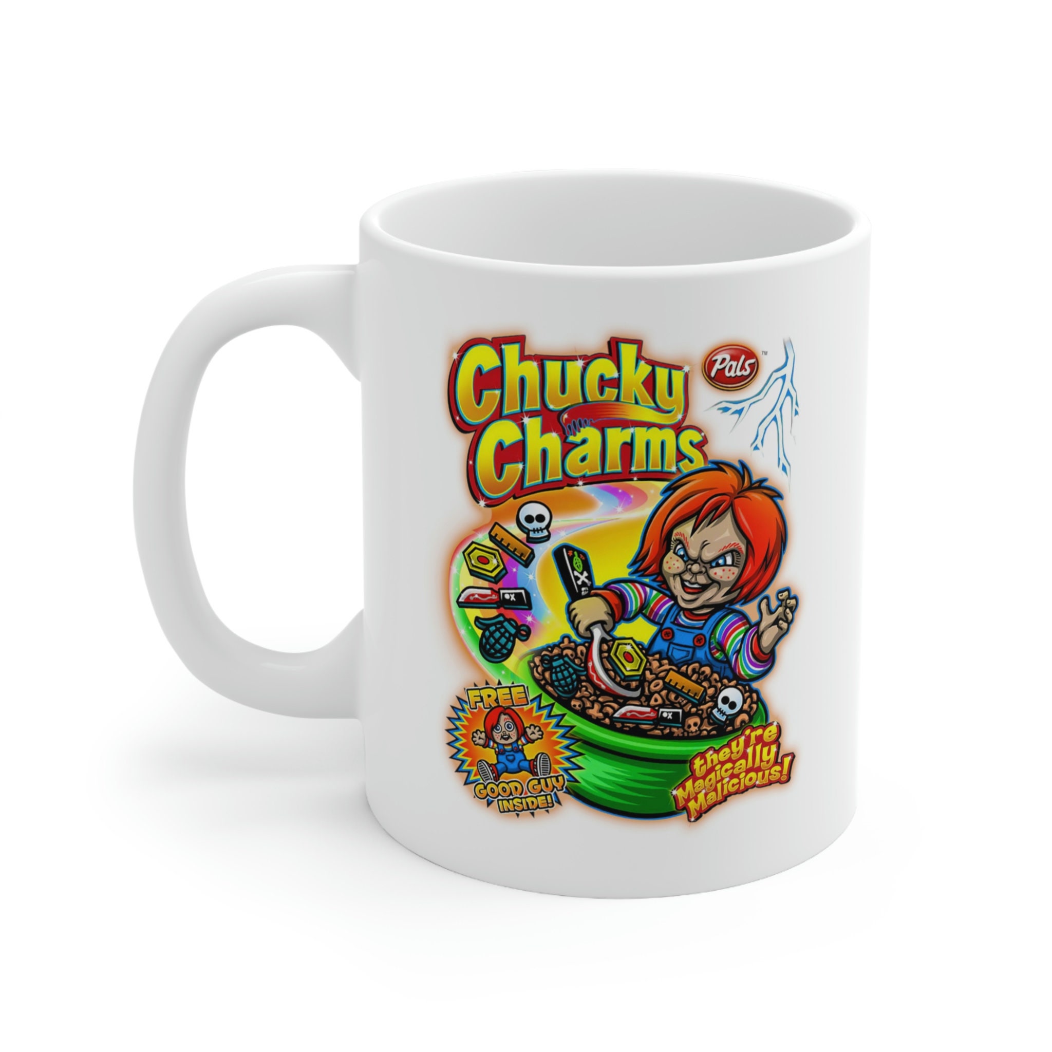 Chucky Charms Cereal Mug, Chucky, Childs Play Movie, Childs Play Fan ...