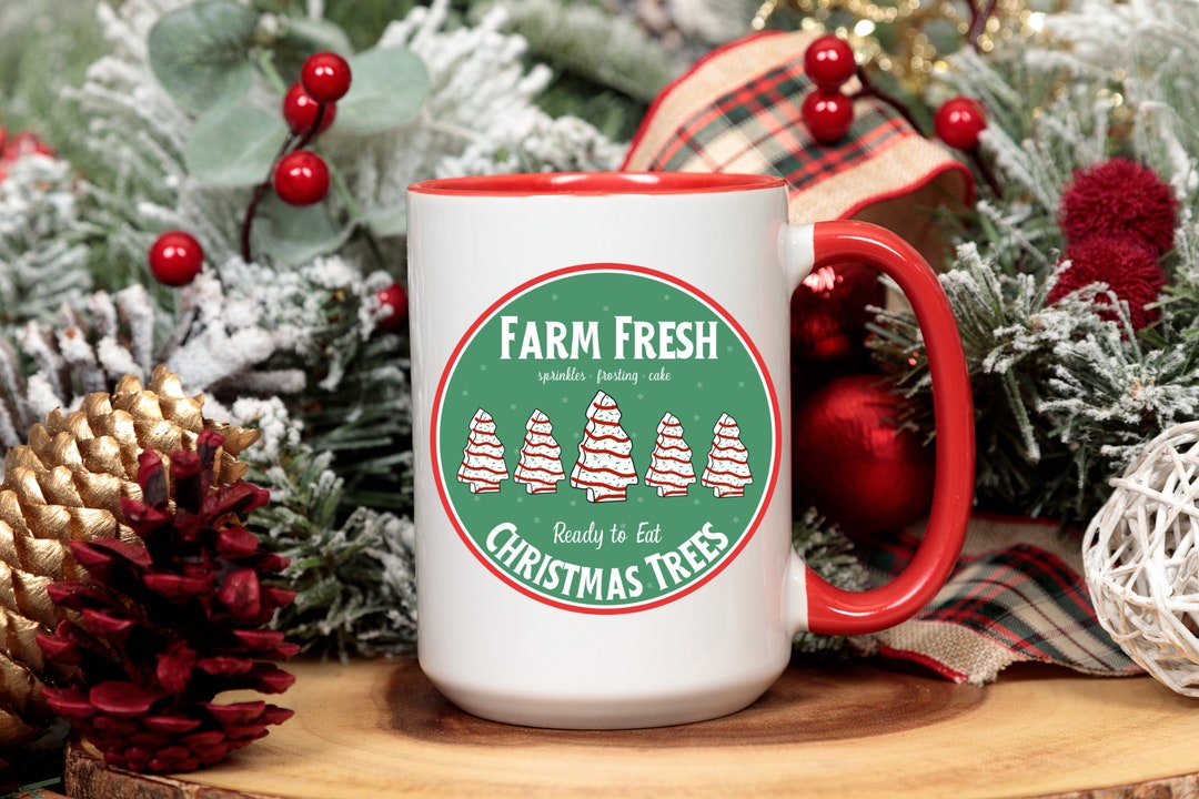 Little Debbie Christmas Tree Cake Farm Fresh Mug, Little Debbie Cakes ...