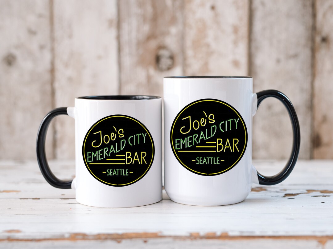 Joe's Emerald City Bar Mug, Grey's Anatomy, Grey's Anatomy Bar, Gift ...