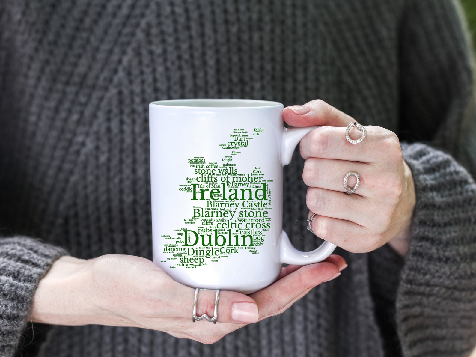 Ireland Word Map Mug, Ireland Mug, Irish Mug, Irish Words Mug - Etsy