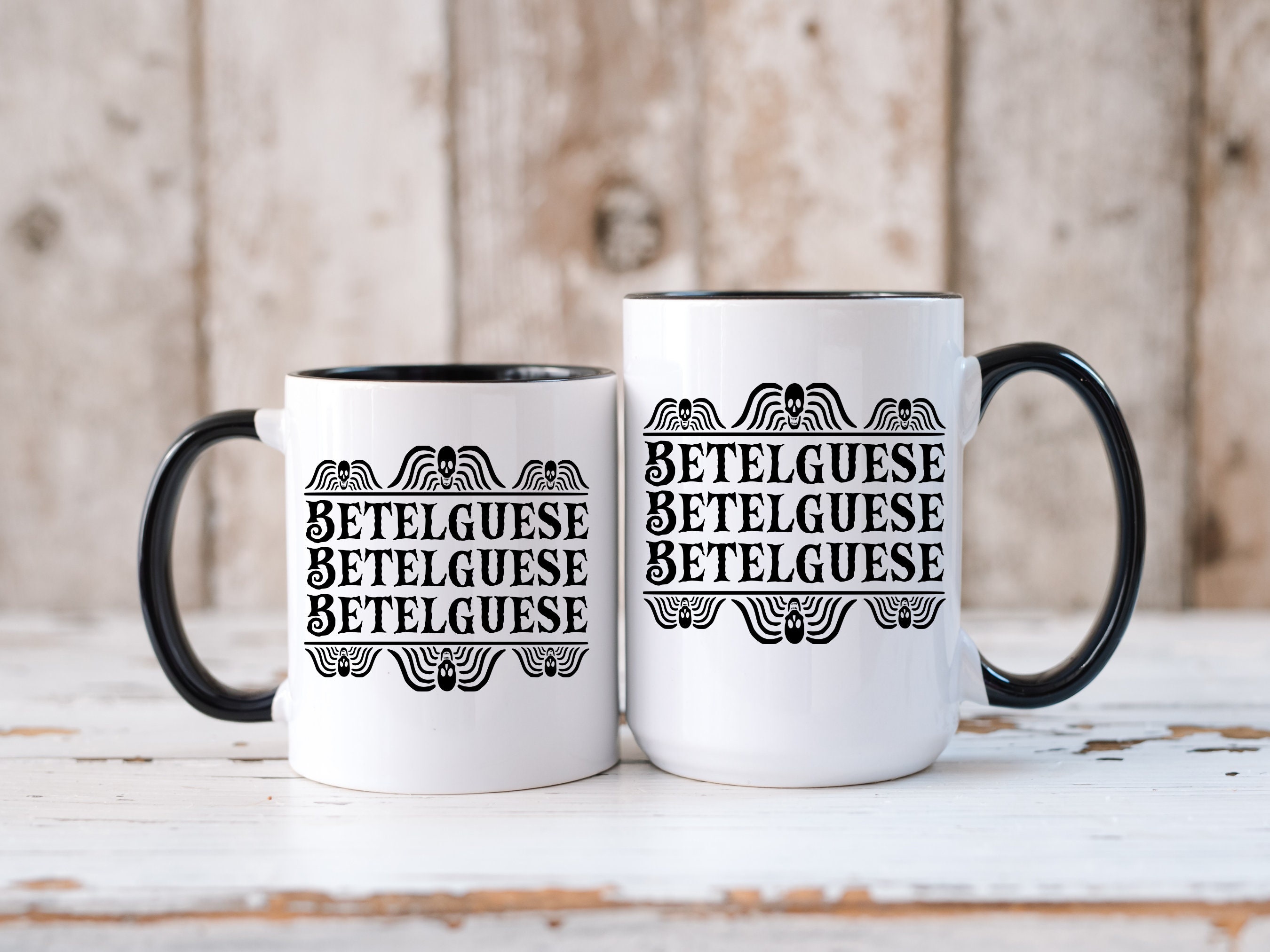 Beetlejuice, Beetlejuice, Beetlejuice Mug, Betelguese Mug, Beetlejuice ...