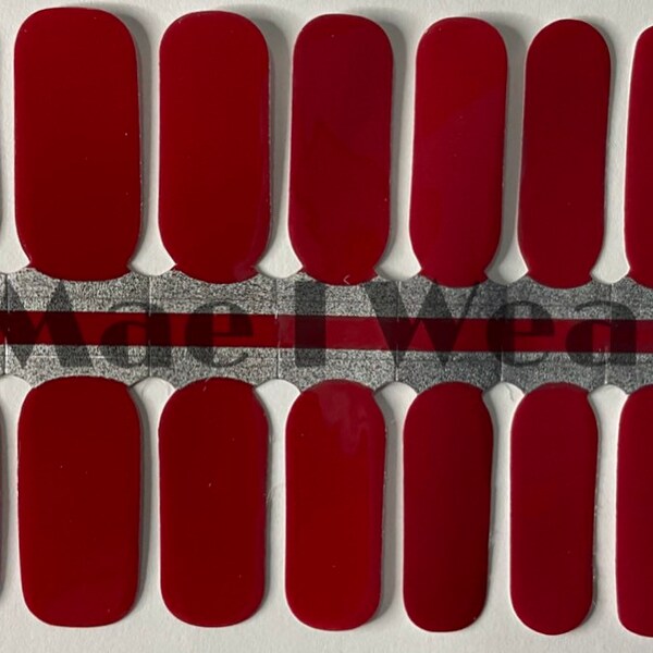 Solid Nail Stickers - Etsy