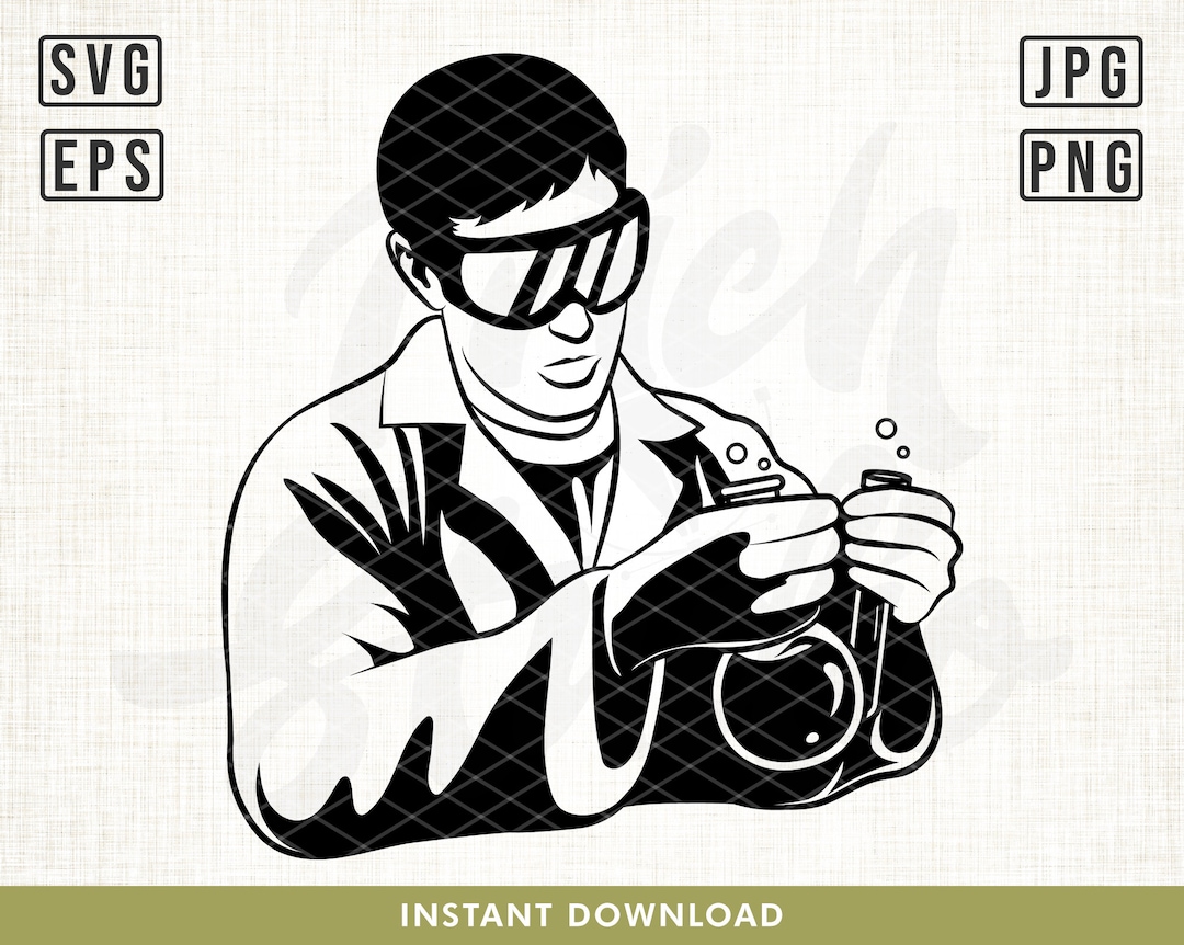 Chemist Svg, Scientist Svg, Science Svg, Chemistry Svg, Chemistry ...