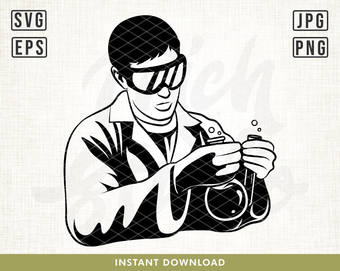 Chemist Svg, Scientist Svg, Science Svg, Chemistry Svg, Chemistry ...